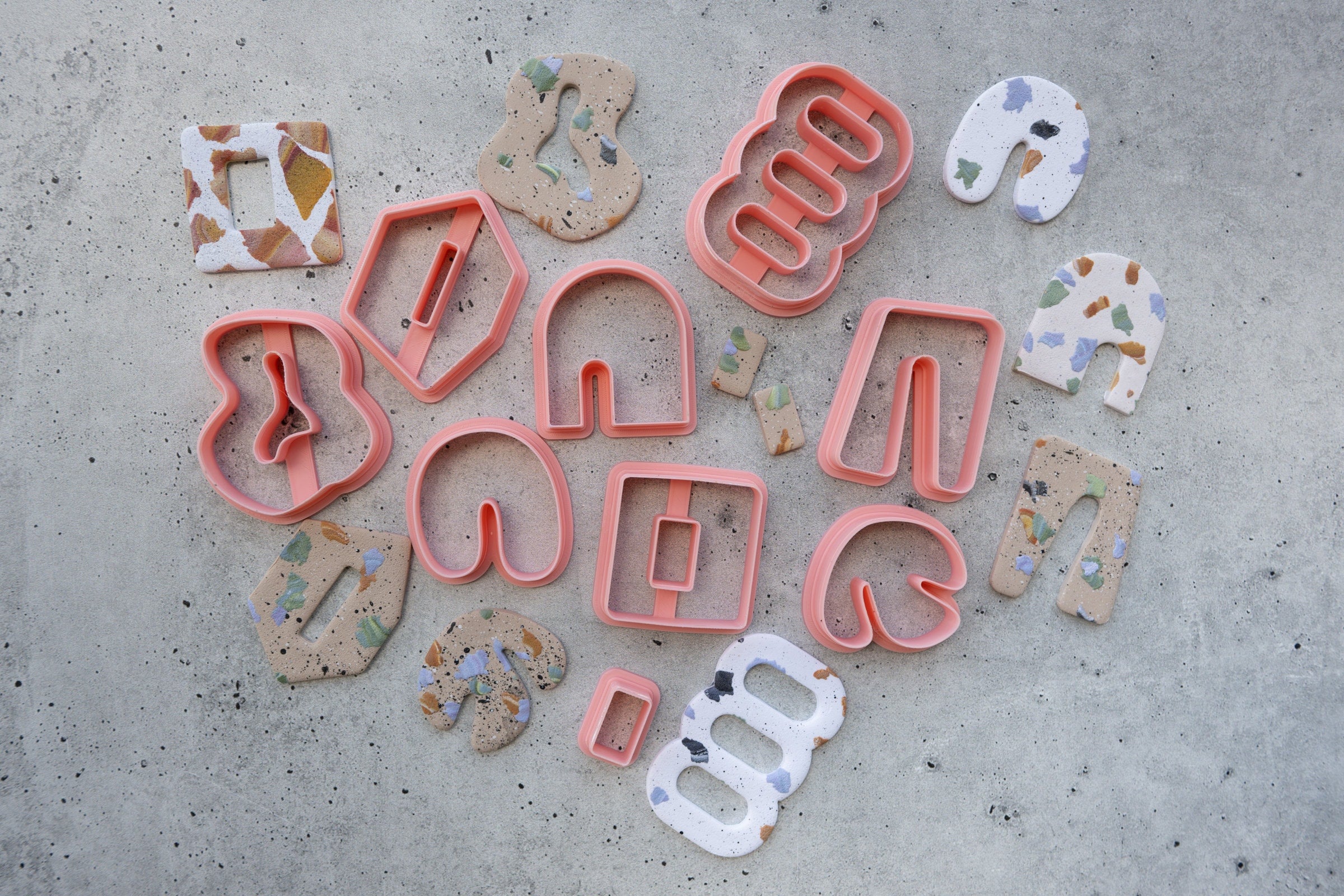 Terrazzo Set: Diamond – Elizabeth Lee Clay